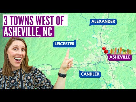 Best Small Towns West of Asheville: Alexander, Leicester & Candler | MAP TOUR