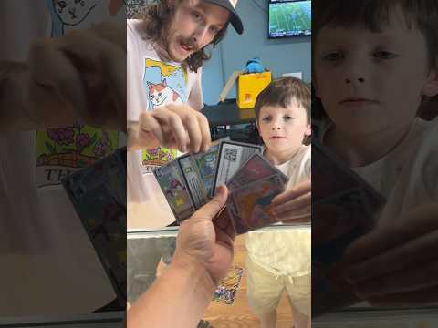 Trading Common Pokemon Cards for RARE Cards! (Surprising Kids)