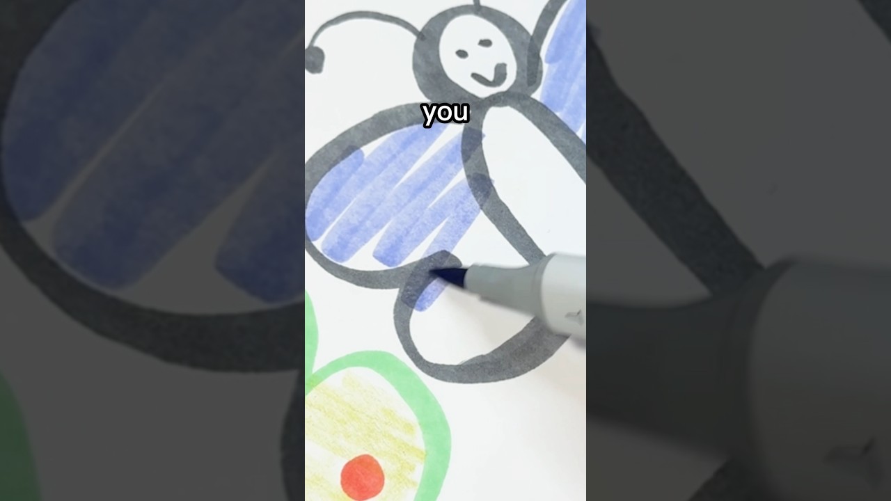 Things We ALL Drew As Kids… (Part 2)😂✨ #art #drawing #shorts