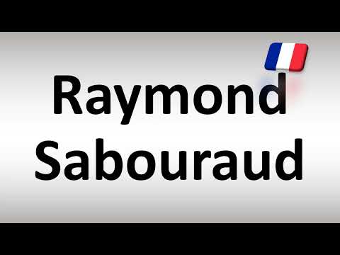 How to Pronounce Raymond Sabouraud
