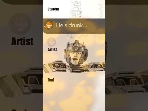 Draw Optimus Prime from Transformers One 2024 Orion Pax Dad vs Artist