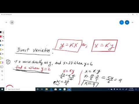 direct variation examples