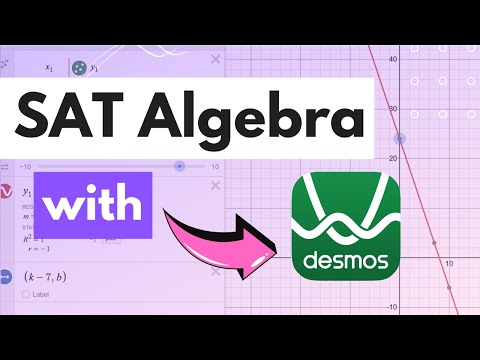 Desmos Algebra Linear Equations SAT Math Problem