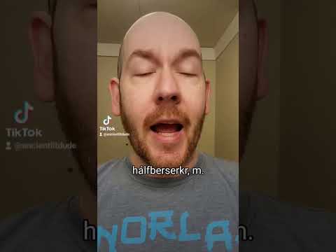 Old Norse word for half-berserker