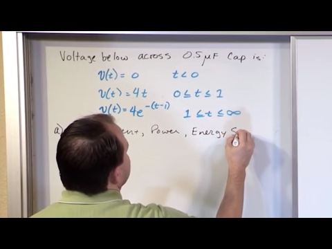 Lesson 10 - Capacitor Problems, Part 1 (Engineering Circuits)