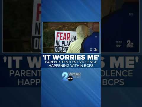 Parents protest violence in school