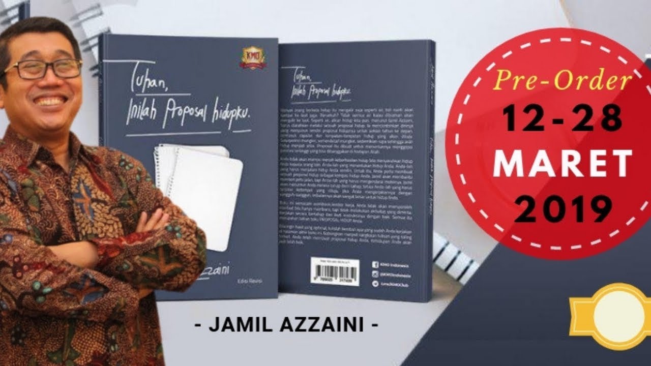 Apa Kata Penulis TUHAN INILAH PROPOSAL HIDUPKU Jamil Azzaini