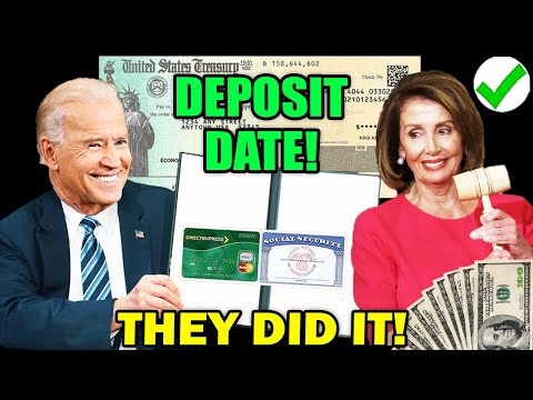 DEMOCRATS DID IT! DIRECT DEPOSIT OF $2,000 CHECKS FOR ONLY! SIGNED DATE Fourth Stimulus CHECK Update