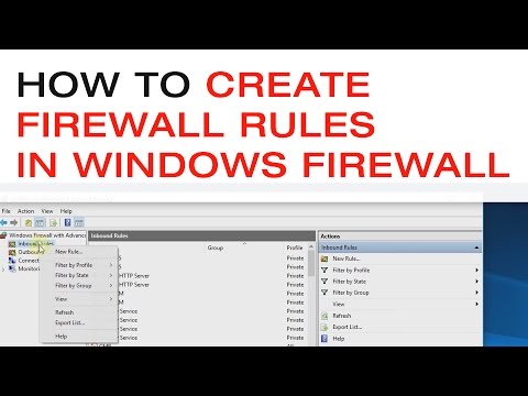 🔴 How to Create Firewall Rules in the Windows Firewall