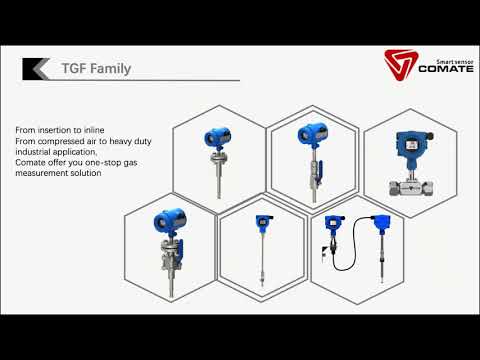 Comate TGF thermal gas flow meter introduction