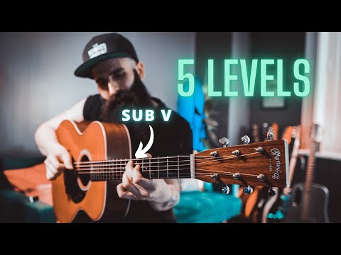 5 LEVELS Of CHORD SUBSTITUTIONS 🚀