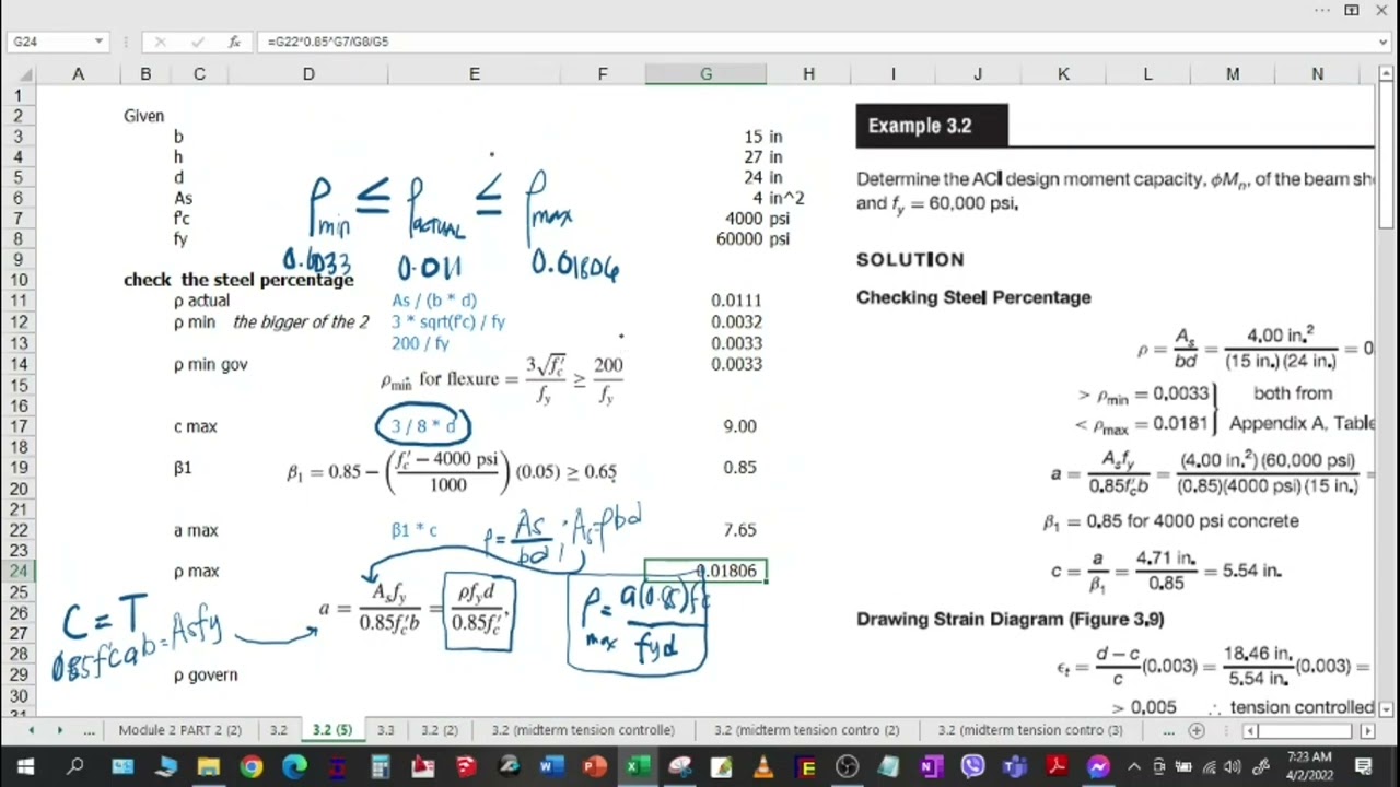 Reinforced Concrete Solved Problems - Sample Problem 3 2