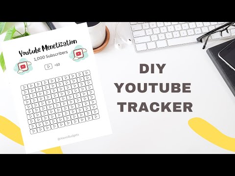 DIY Canva Youtube Subscriber Count | Cash Budgeting | Cash Stuffing | Free Download