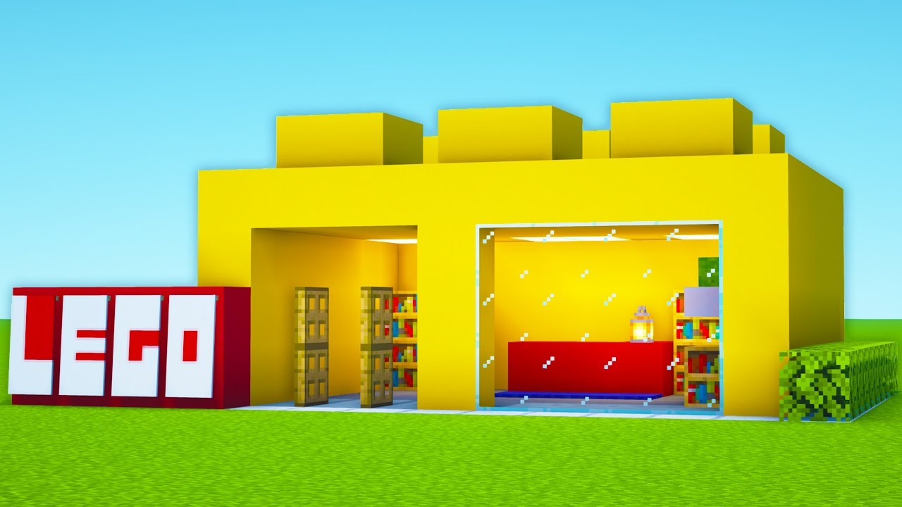 Minecraft Tutorial: How To Make A Lego Store - Minecraft Builders
