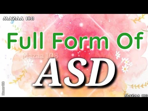 Full Form of ASD | ASD full form | Full Form ASD | ASD Stands for | ASD फुल फॉर्म | ASD Means | #ASD