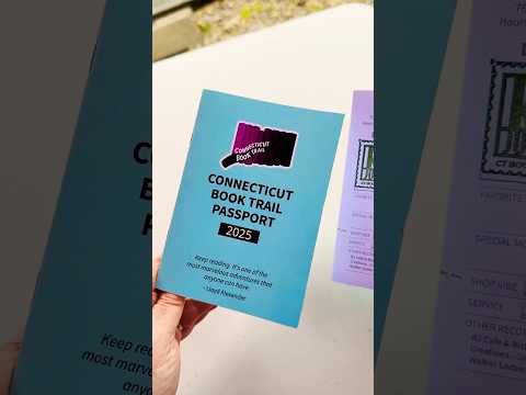 Connecticut Book Trail Passport #indiebookstore #booktok
