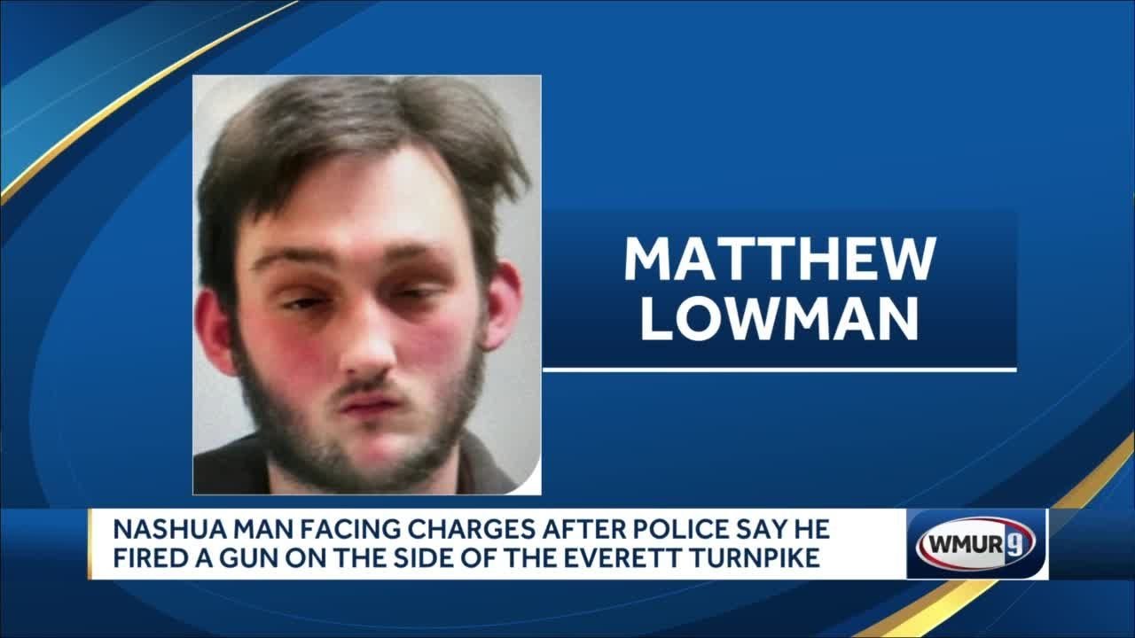 Nashua man faces charges after police say he fired a gun on the side of the Everett Turnpike
