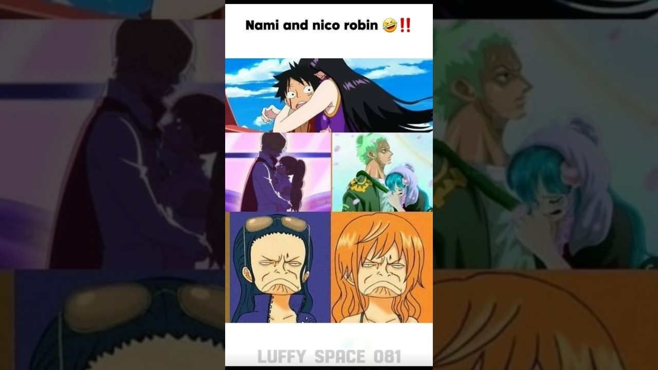 Nami and nico robin 🤣‼️ #onepiece #luffy #nami
