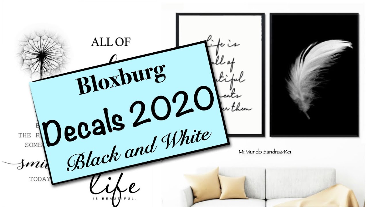 Bloxburg Decals || codes || cate decals