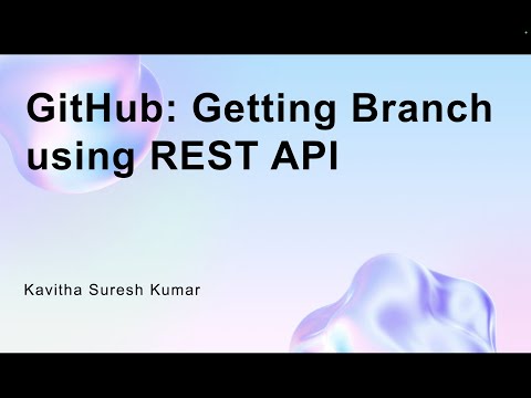 GitHub: Getting Branch using REST API