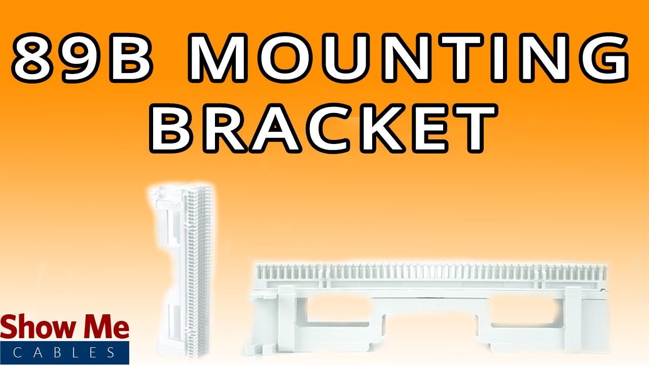 89B Mounting Bracket for 66 Wiring Block - Easily Manage Your Data Equipment #ICMB89B0WH