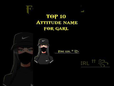 Top 10 Dangerous Girl Names For Free Fire | Top 10 Attitude Girl Names