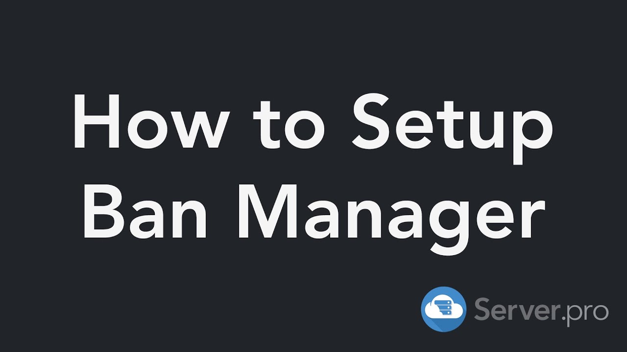 How to Install and Use the BanManager Plugin - Minecraft Java