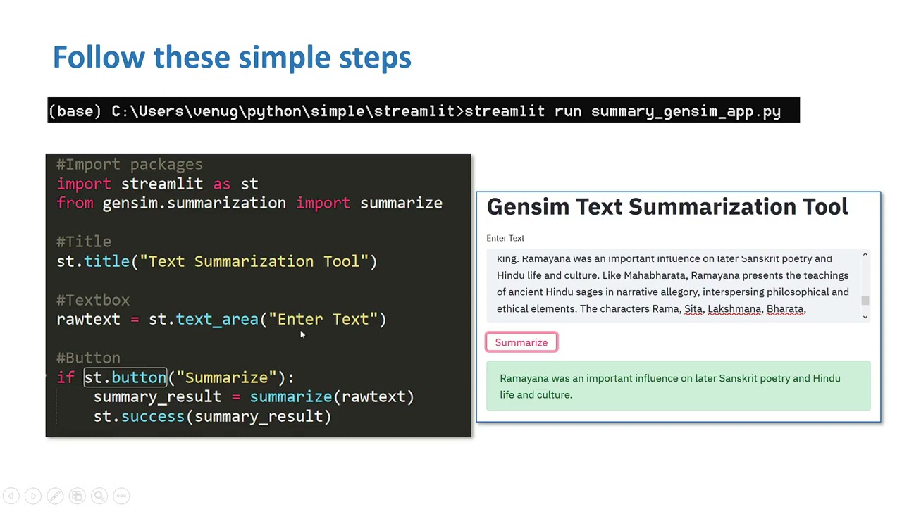 Gensim Text Summarization Using Python