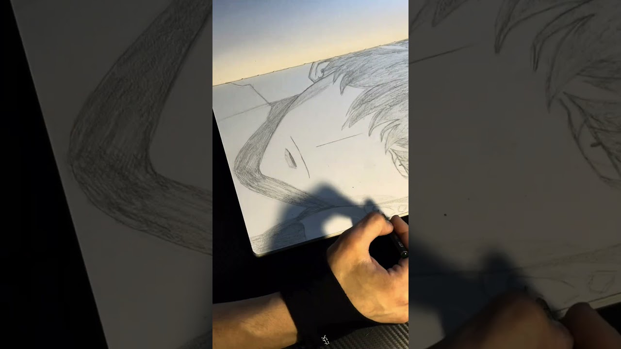 JIN WOO 🤝🏻✍️ (Personal Drawing wishes in the Store 🏬)LINKTREE IN BIO  #animedrawing #linktree