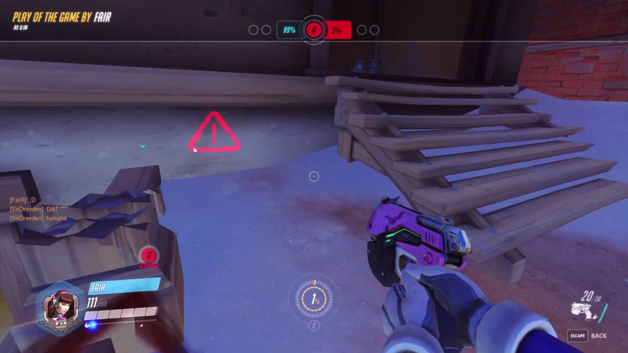 Overwatch D.Va booty of the game