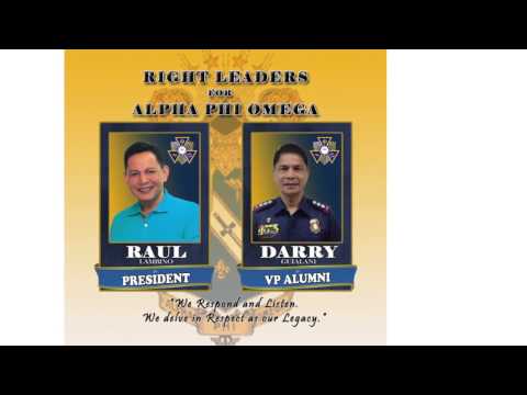 Right Leaders for Alpha Phi Omega