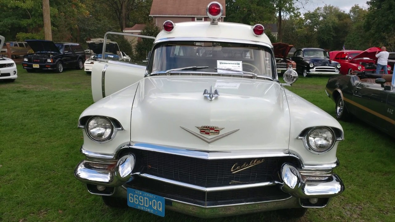 1956 CANYON WHITE MILLER CADILLAC AMBULANCE