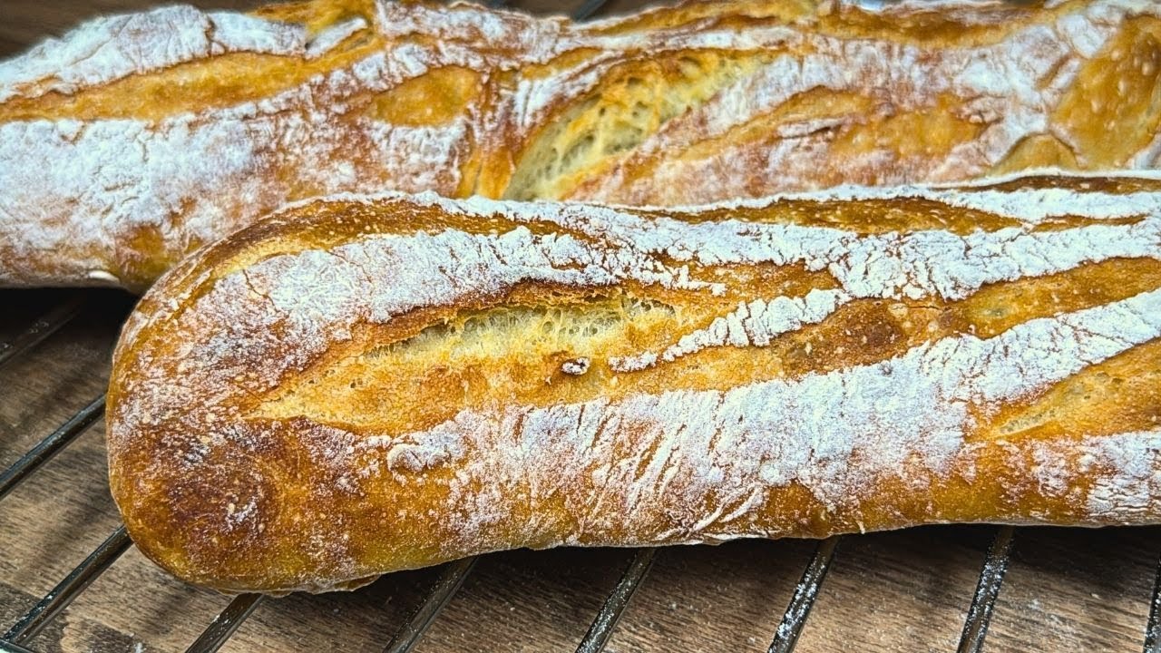 Baguette in 5 Minutes! So Easy You Won't Believe It! No Kneading! (Anyone Can Do It)
