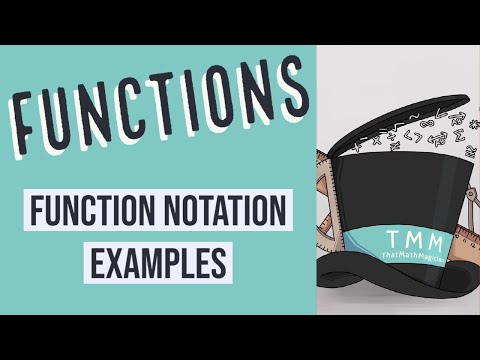 Functions: Function Notation Examples