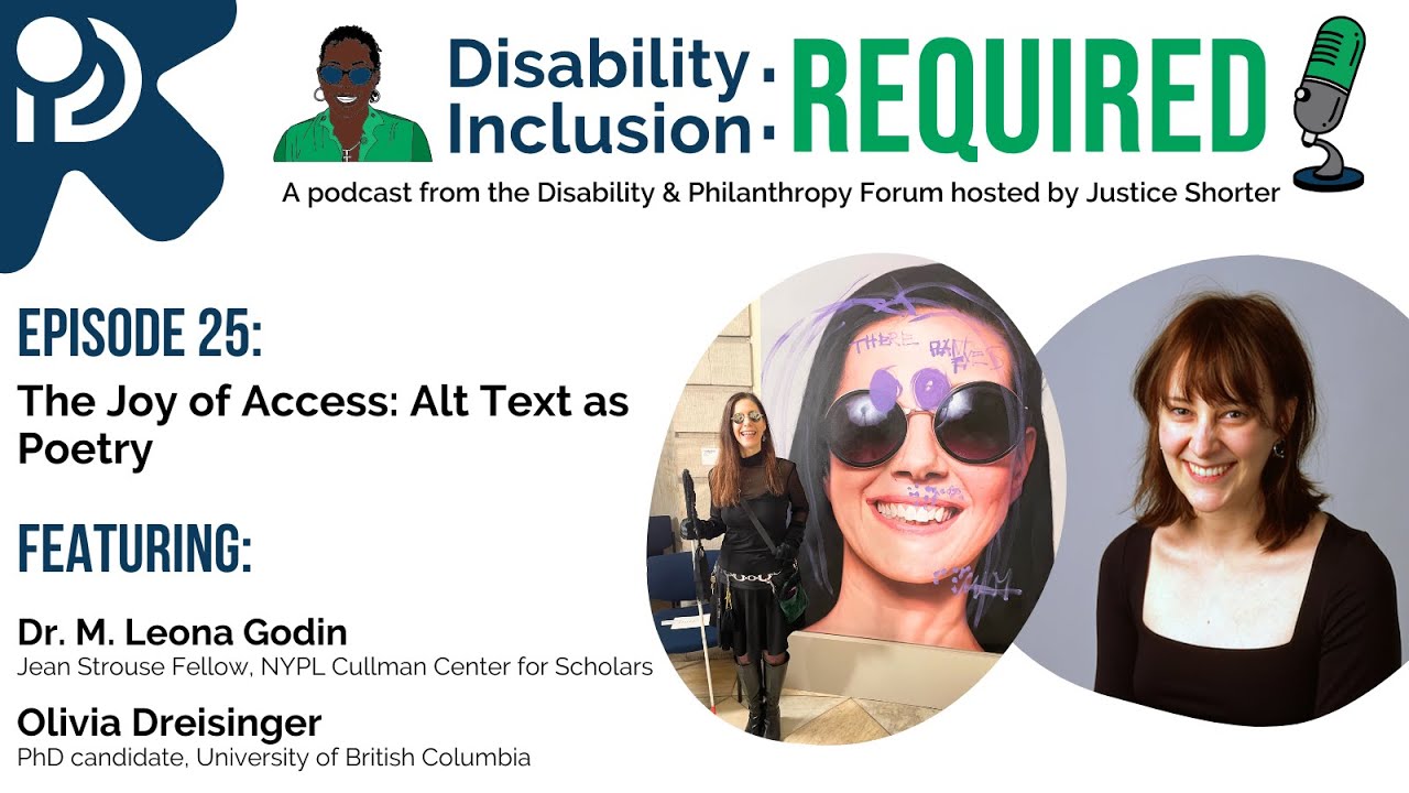 The Joy of Access: Alt Text as Poetry - Disability Inclusion Required