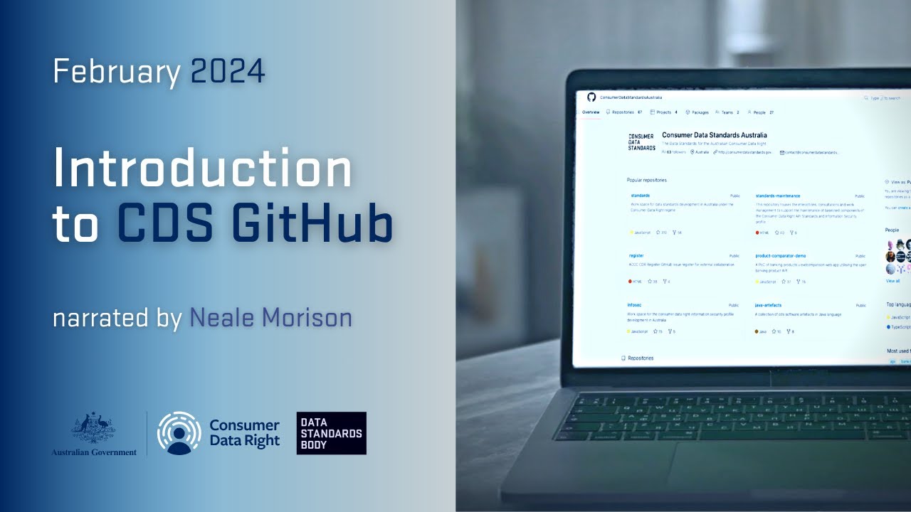 [99] Introduction to CDS GitHub - narrated by Neale Morison (7/02/2024)