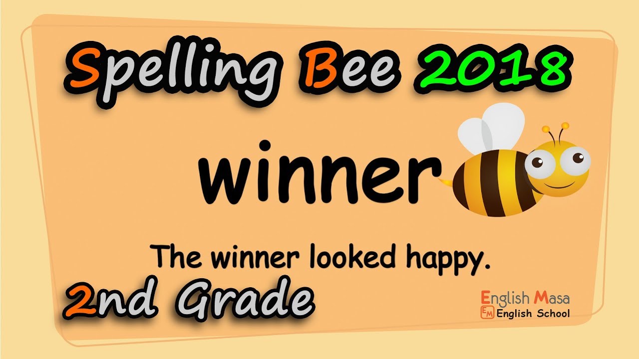 2nd Grade Spelling Bee Training Video