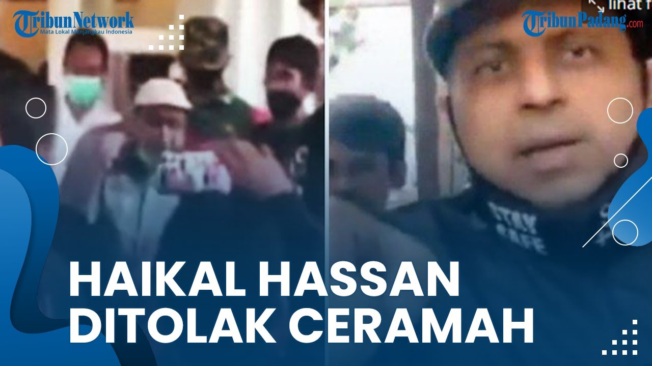 Viral Detik Detik Haikal Hassan Diduga Ditolak Ceramah Di Malang Ini