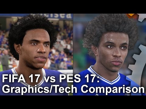 FIFA 17 vs Pro Evolution Soccer 2017 Graphics Comparison