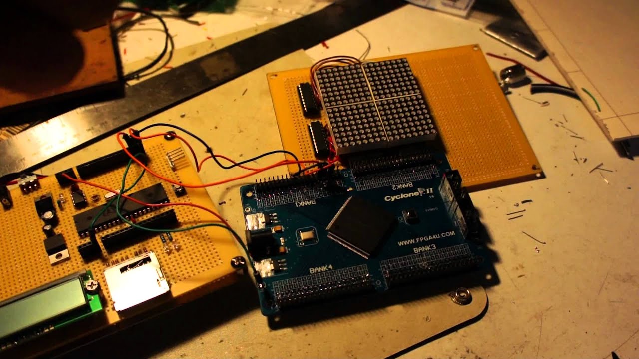 RESET VECTOR: LDMD 16x16 Propeller Communication Test