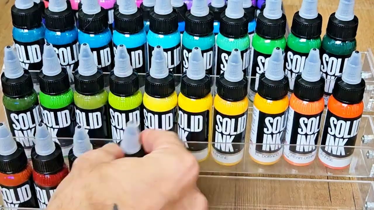 #unboxing Tattoo supplies! 60 colors from @SolidInk #ink @KingpinTattooSupply #tattoo #supplies