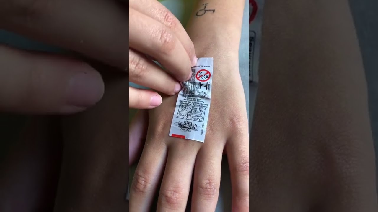 Tatuagem de chiclete