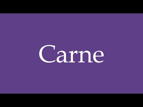 How To Pronounce ''Carne'' (Meat) Correctly in Spanish