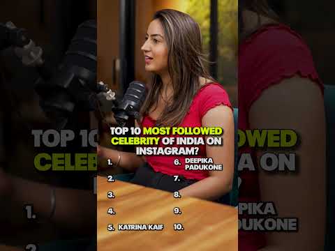 Can You Guess the Top 10 Most Followed Indian Celebs on Instagram? 🤯📸 #thehotcoldshow#top10celebrity