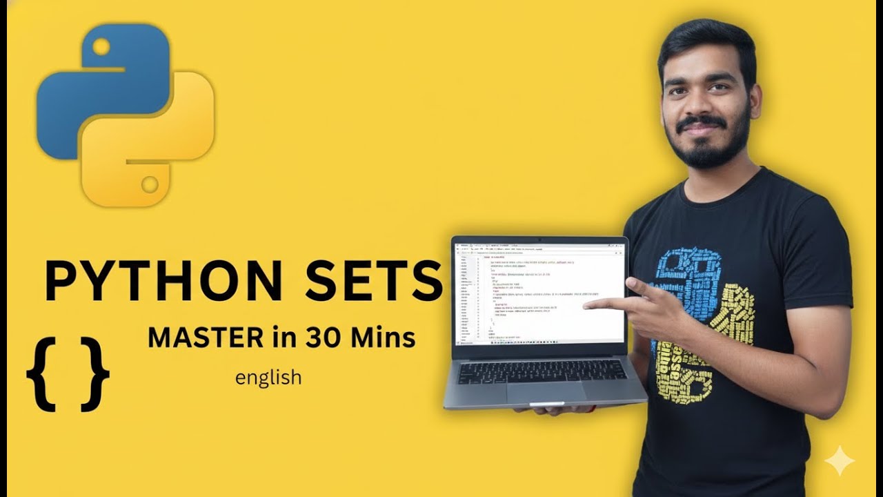 16. Master Python Set in Just 30 Minutes! (Beginner Friendly | English Tutorial)