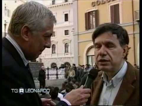 Lezioni in piazza a Montecitorio contro i tagli alla ricerca