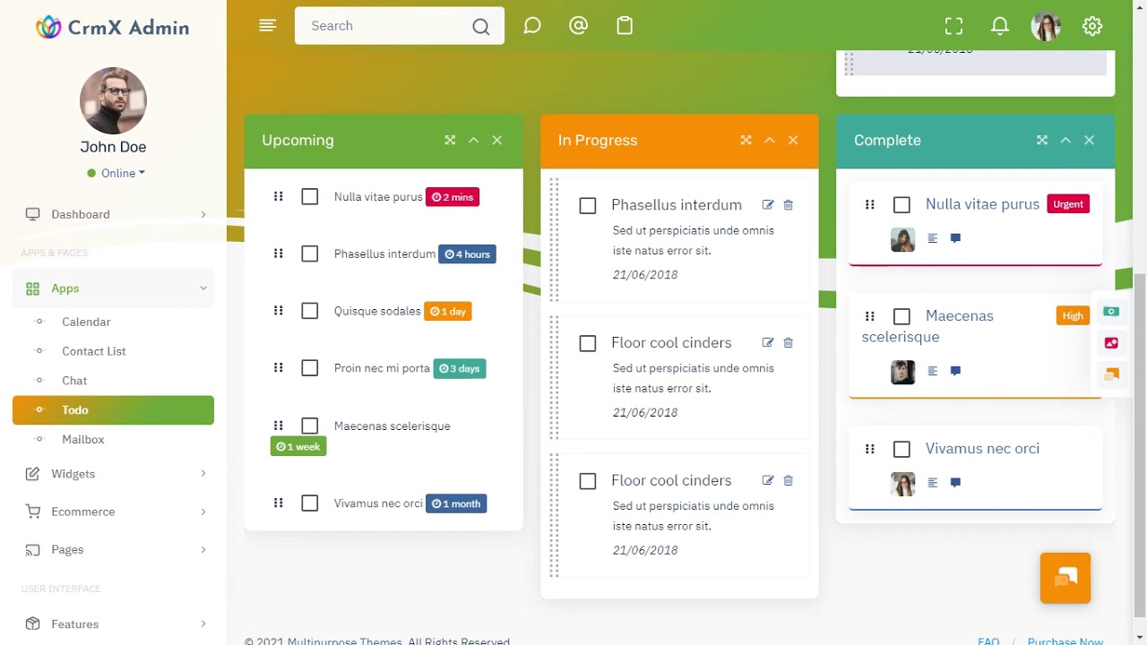 Banking Dashboard Bootstrap 5 Admin Panel Template with LTR Light Theme