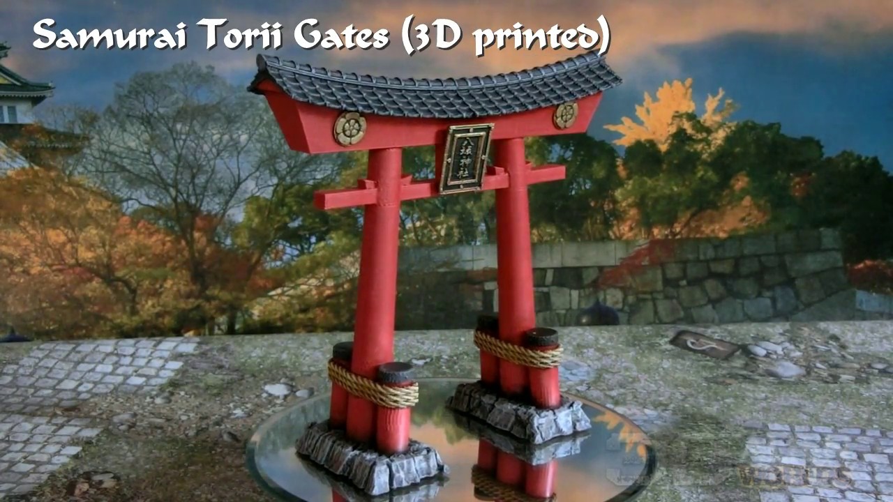Samurai 3D-Printable Torii Gates