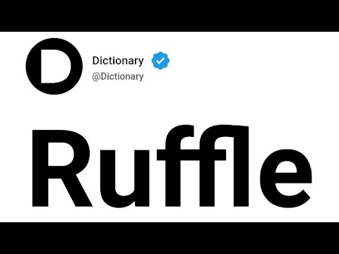 Ruffle Meaning In English