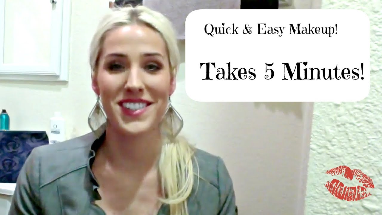5 Minute Makeup Tutorial! [BLOOPERS]